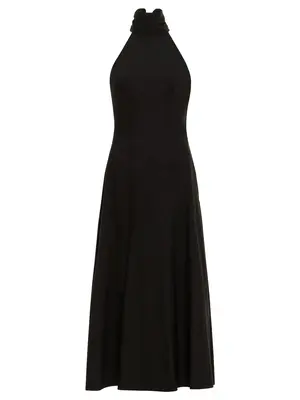 AZLEE Faye Midi Dress - Black