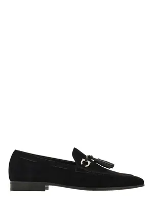FERRAGAMO Tassel-detail Loafers - Black