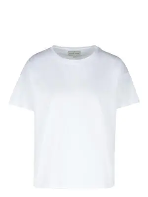 LOULOU STUDIO 'basiluzzo' White Cotton T Shirt
