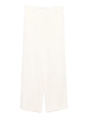 TOTEME Wide Leg Trousers - White