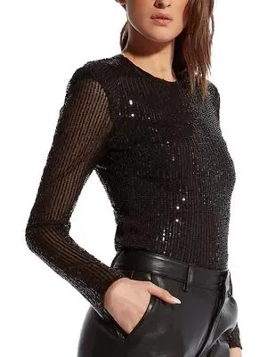 AS By DF Honor Shoulder Top - Black