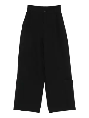Y3 Wide-leg Trousers - Black