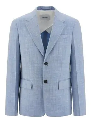 FERRAGAMO Single-breasted Blazer - Blue