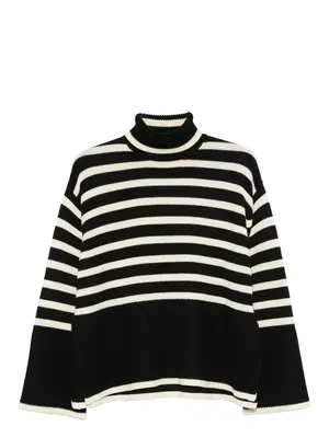 TOTÊME TOTEME Striped Turtleneck Sweater