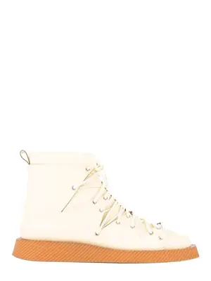 JIL SANDER Leather Sneakers - White