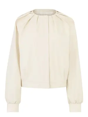Nina Ricci Cotton Bomber Jacket - Neutrals