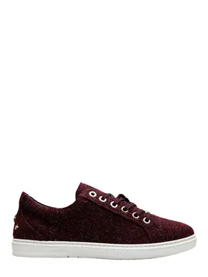 JIMMY CHOO Miami Low-top Sneakers - Red