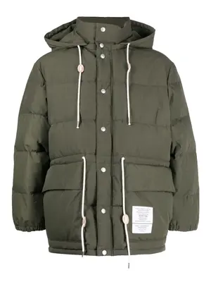 NEIGHBORHOOD Hooded Puffer Jacket - Green