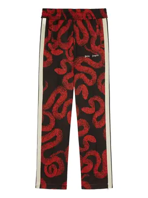 Palm Angels Snake-print Track Pants - Red