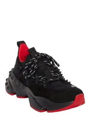 CHRISTIAN LOUBOUTIN Trail 'n' Run Spike Sneakers - Black