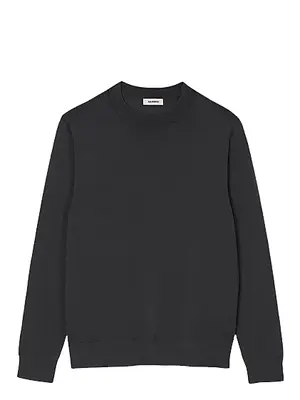 Sandro Sandro Crewneck Fine-Knit Jumper Verts
