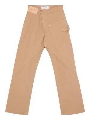 JW Anderson Twisted Workwear Trousers - Neutrals
