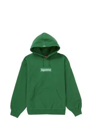 Supreme Box Logo Hooded Sweatshirt - Green