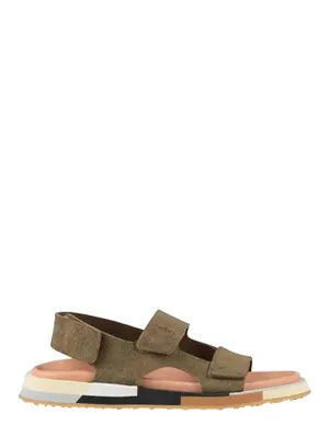 GHOUD VENICE Leather Sandals - Green