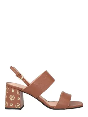 POLLINI Ankle Strap Sandals - Brown