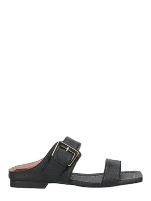 POLLINI Sandals In Calfskin - Black