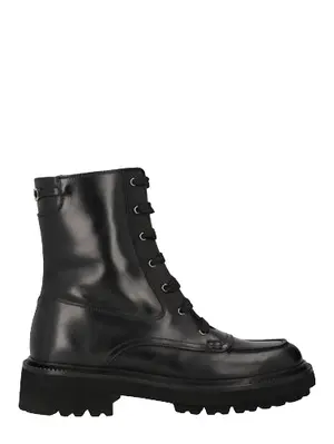 FERRAGAMO Calfskin Ankle Boots - Black