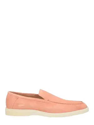Santoni Suede Loafers - Salmon Pink