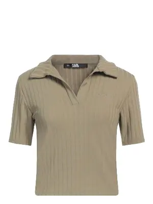 Karl Lagerfeld Military Polo Shirt - Green
