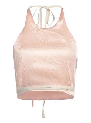 Sportmax Acetate Crop Top - Pink