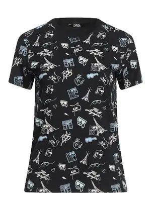 Karl Lagerfeld Printed T-shirt - Black