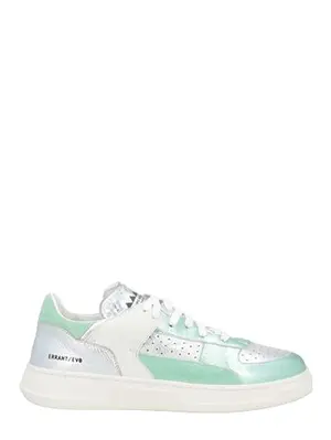 RUN OF Leather Low-top Sneakers - Green