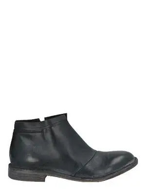 Moma Leather Ankle Boots - Black
