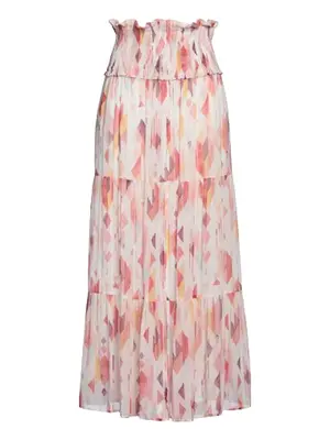 DONDUP Maxi Flared Skirt - Pink