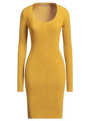 Burberry Midi Dress - Yellow