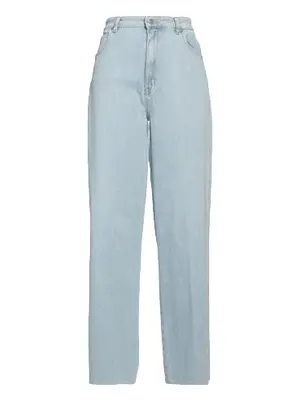 VICOLO Cotton Wide-leg Jeans - Blue