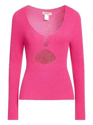 KONTATTO Ribbed-knit Sweater - Fuchsia