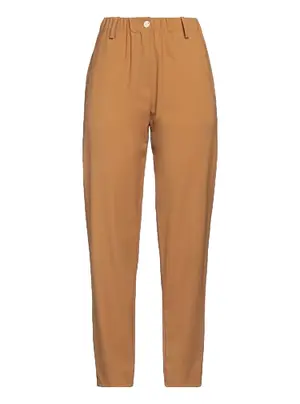 ALYSI Tapered Virgin Wool-blend Pants - Beige