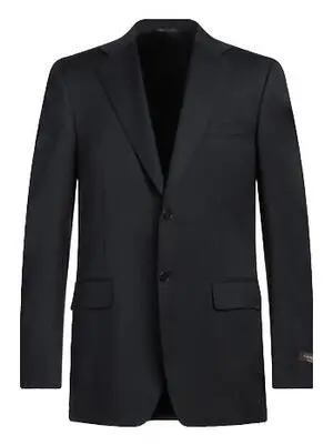 Canali Blazer Midnight Size Virgin Wool - Blue