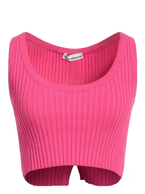 Rabanne Knitted Crop Top - Pink