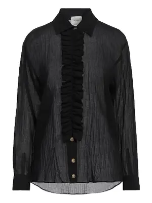 ALYSI ALYSI Light Cotton Ruched Shirt