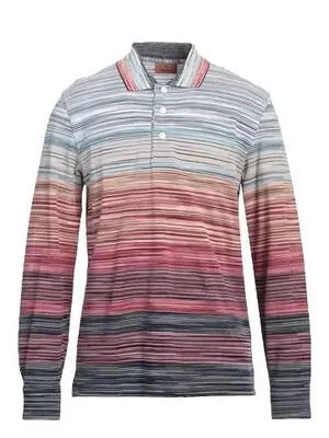 Missoni Polo Shirt Sky Size Cotton - Blue