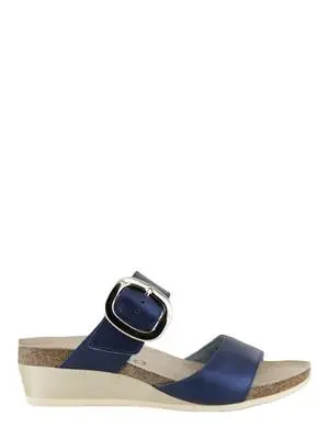 Naot Magic Wedge Sandal - Polar Sea Leather