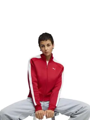 PUMA T7 Short Track Jacket - Red