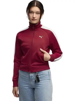 PUMA T7 Short Track Jacket Red