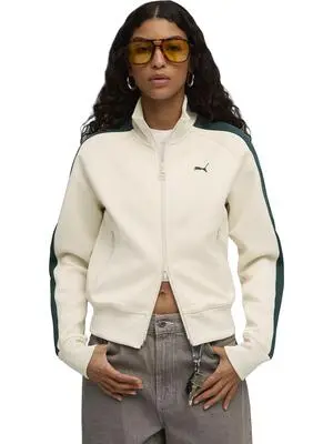PUMA T7 Short Track Jacket White