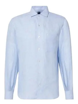 Fedeli Linen Shirt - Blue