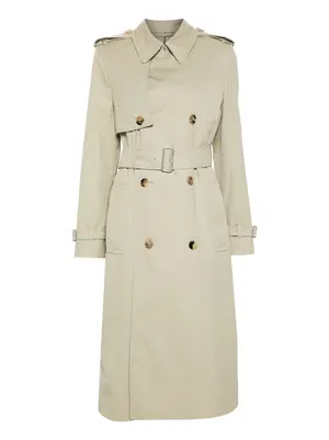 Burberry Double-breasted Trench Coat - Neutrals