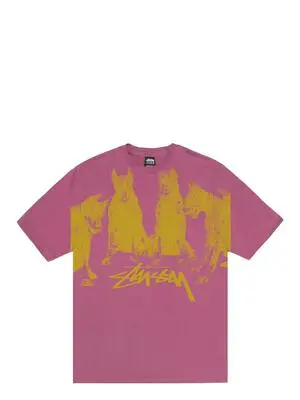 StÜssy Dobermans Tee 'berry - Pink
