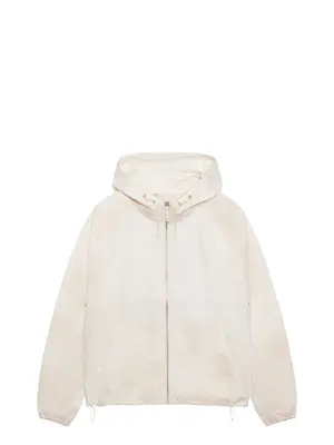 StÜssy Beach Shell Wave Dye Zip Hoodie 'bone - Cream