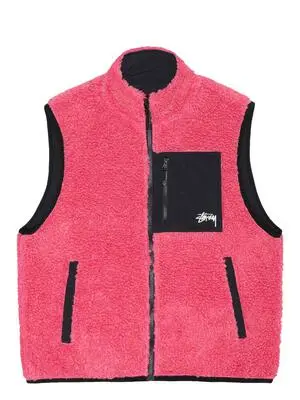 StÜssy Sherpa Reversible Vest - Multicolor