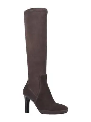 Aquatalia Rhumba Weatherproof Knee High Boot - Dark Brown
