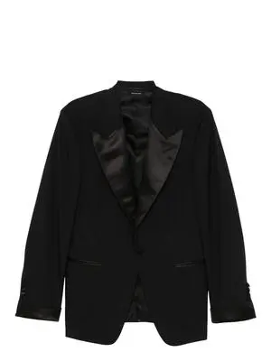 TOM FORD Wool Blazer - Lb999 Black