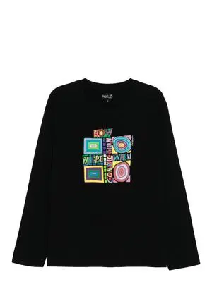 AGNÈS B. X Mel Bernstine Mark T-shirt - Black