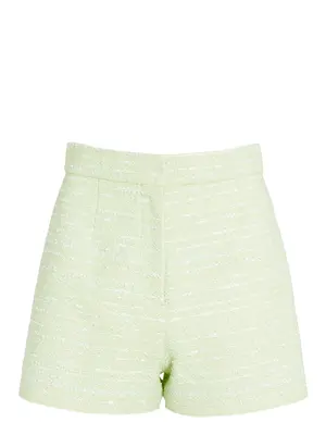 Giambattista Valli Tweed Shorts - Green