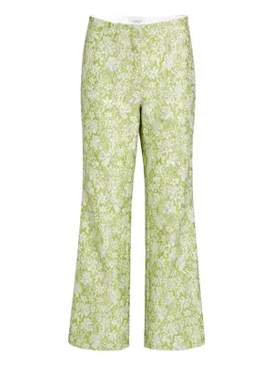 Giambattista Valli Patterned Jacquard Trousers - Green